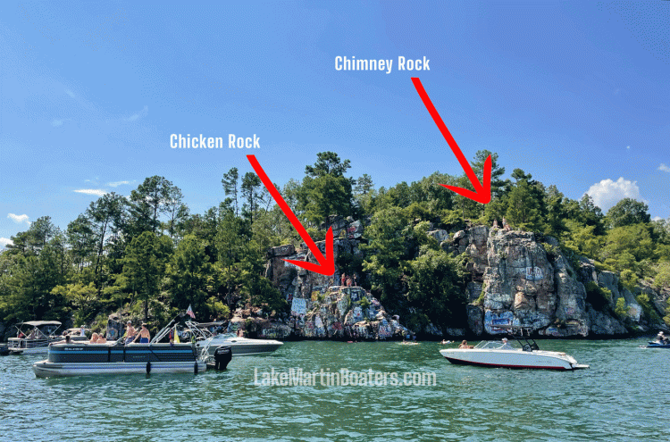 Chimney Rock on Lake Martin - Lake Martin Boaters